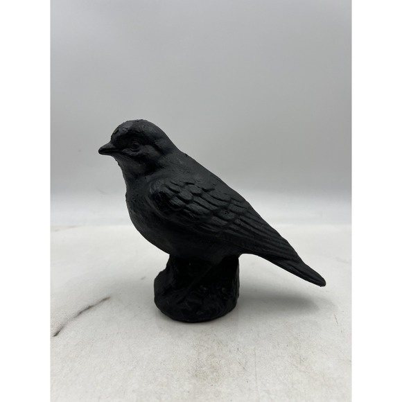 Bird | Cast Iron Bird Figurine Black Statue Rustic Farmhouse Decor ...